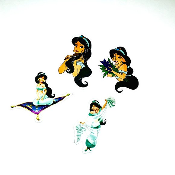 Other | Princess Vinyl Decal Stickers Aladin Princess Jasmine Magic ...